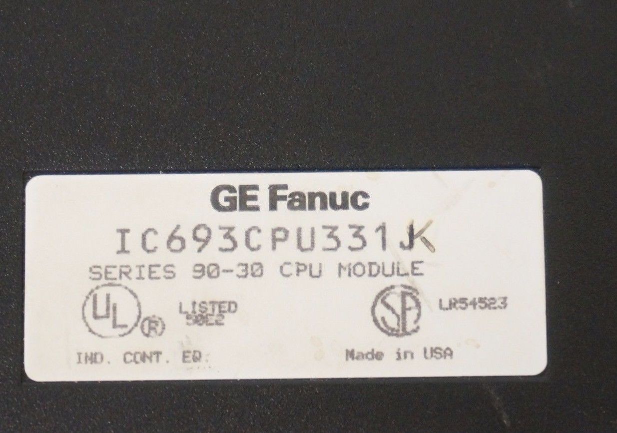 GE FANUC IC693CPU331K CPU MODULE IC693CPU331 REPAIRED - SB Industrial ...