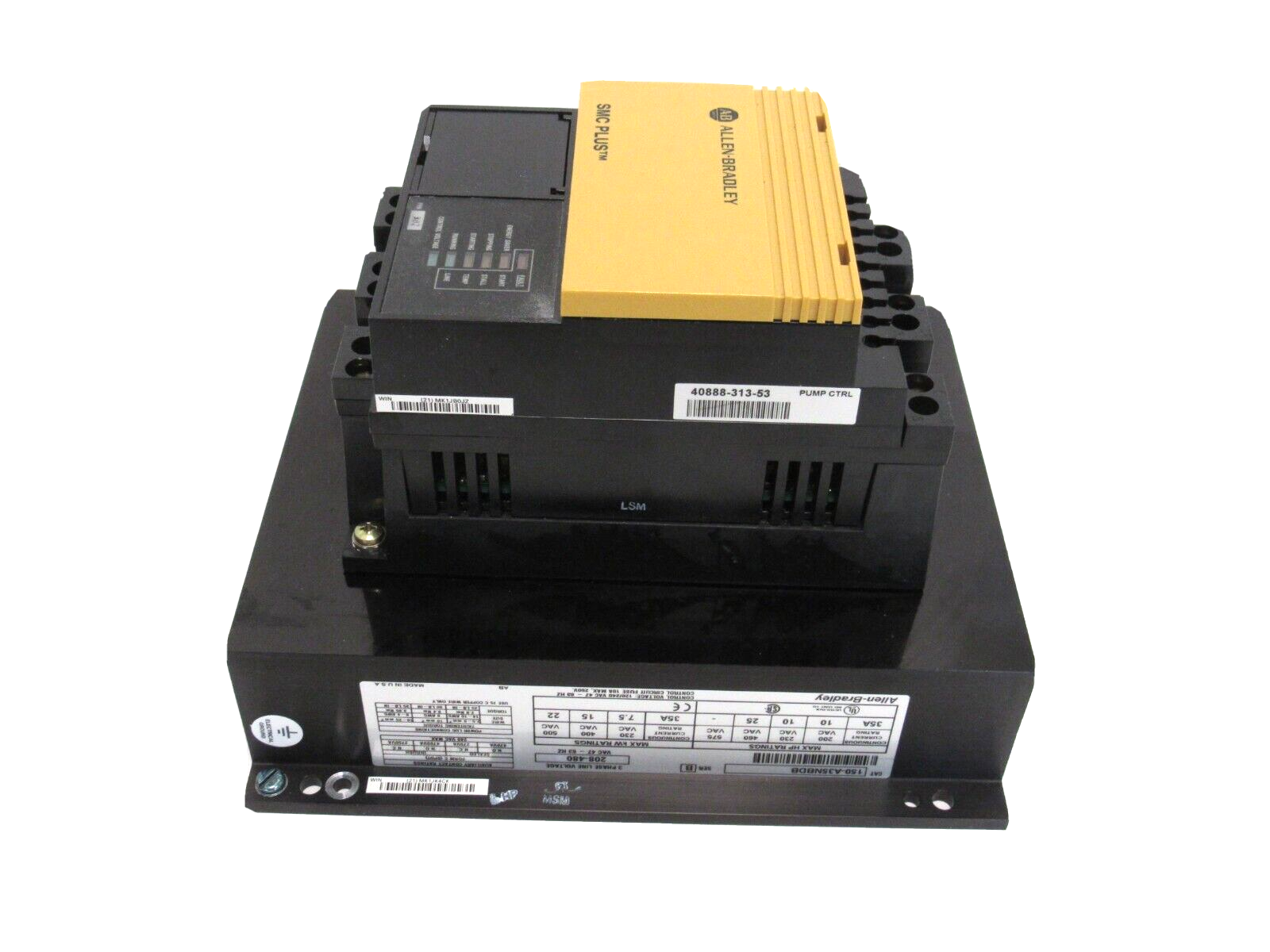 NEW ALLEN BRADLEY 150-A35NBDB SMART MOTOR CONTROLLER W/ PUMP CONTROL ...