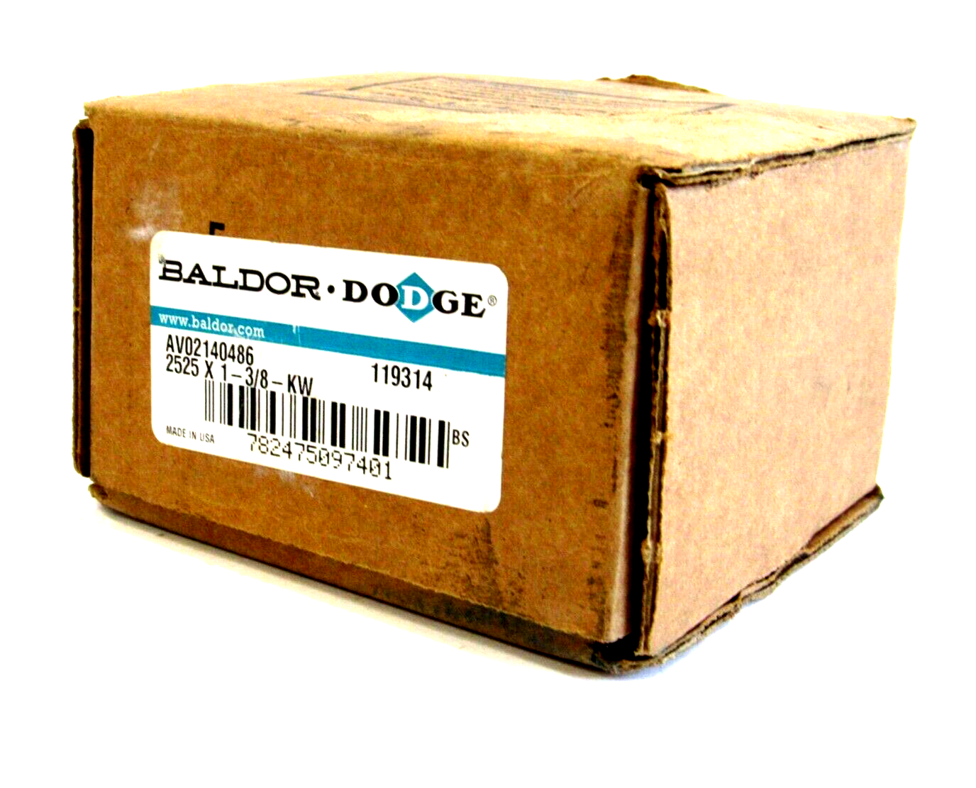 NEW BALDOR DODGE 119314 BUSHING 2525 X 1-3/8-KW - SB Industrial Supply ...