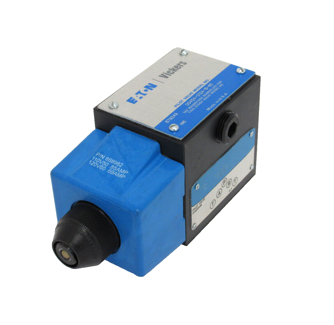 NEW EATON VICKERS DG4S4-012A-B-60 SOLENOID VALVE DG4S4012AB60 - SB ...