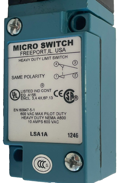 NEW HONEYWELL MICRO SWITCH LSA1A LIMIT SWITCH - SB Industrial Supply, Inc.