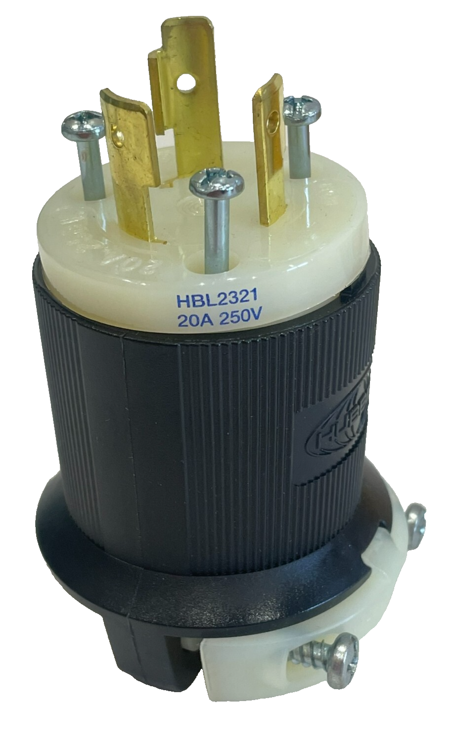 NEW HUBBELL HBL2321 TWIST LOCK PLUG 2P 20AMP 250V LOT OF 6 - SB ...