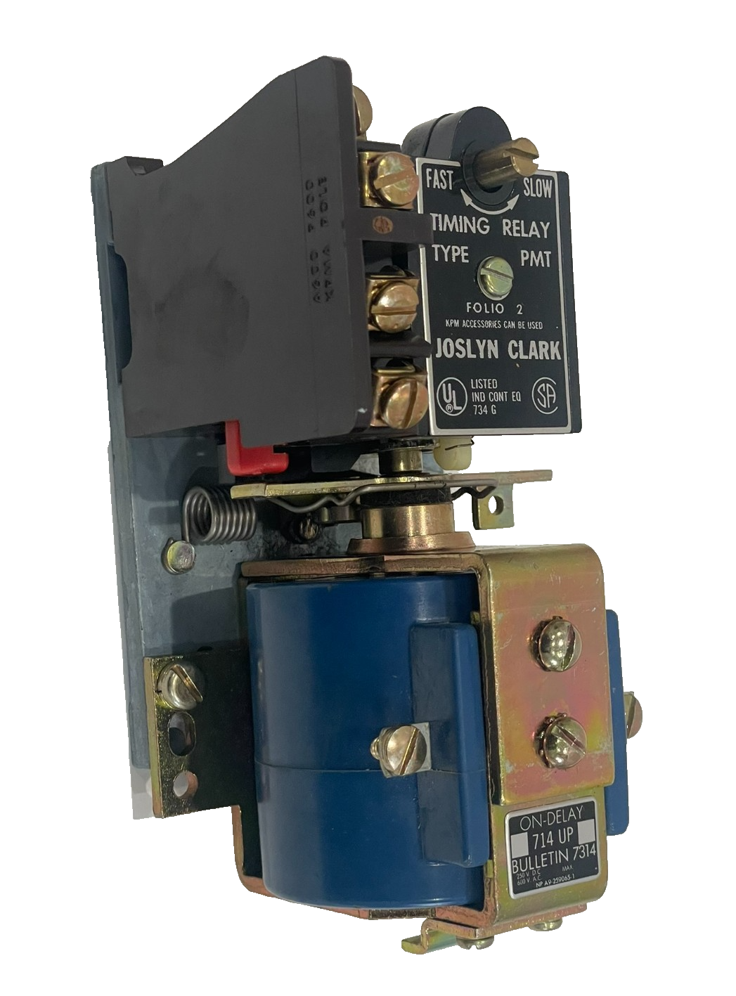 NEW JOSLYN CLARK CONTROLS 714UP-240 PNEUMATIC TIMING RELAY 714UP240 ...
