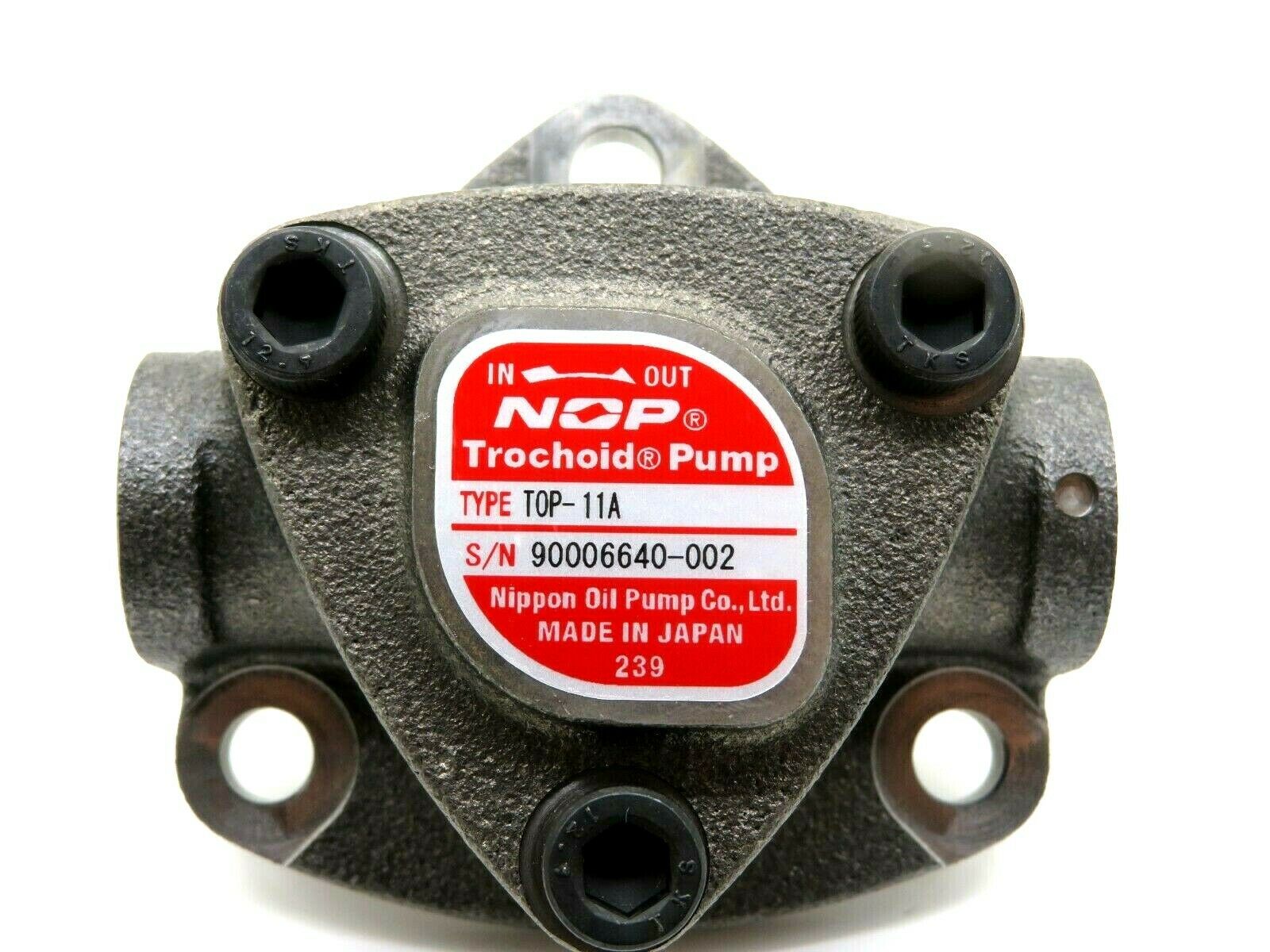NEW NIPPON OIL PUMP CO. TOP-11A TROCHOID PUMP TOP11A - SB Industrial ...