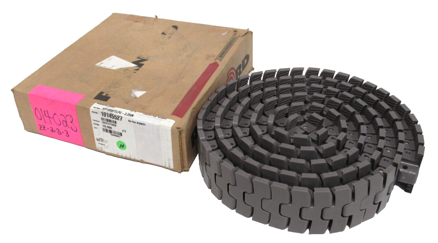 NEW REXNORD 10145527 TABLE TOP CONVEYOR CHAIN HP1050FTLPC-3.25IN 10FT ...