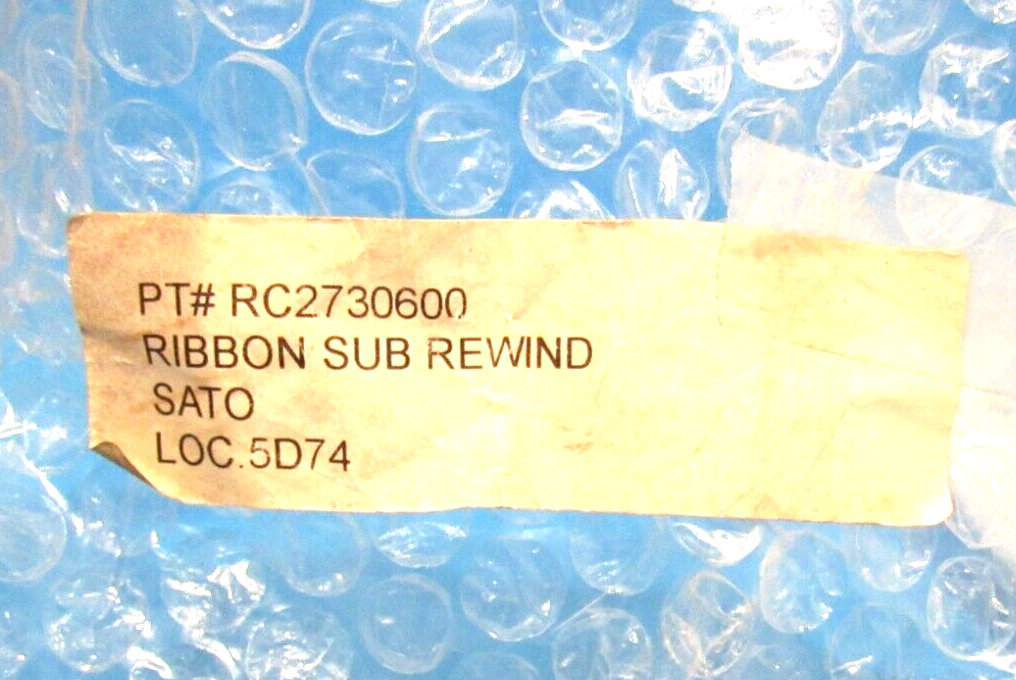 NEW SATO RC2730600 RIBBON SUB REWIND - SB Industrial Supply, Inc.
