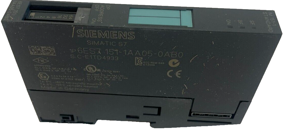 NEW SIEMENS 6ES7151-1AA05-0AB0 INTERFACE MODULE 6ES71511AA050AB0 - SB ...