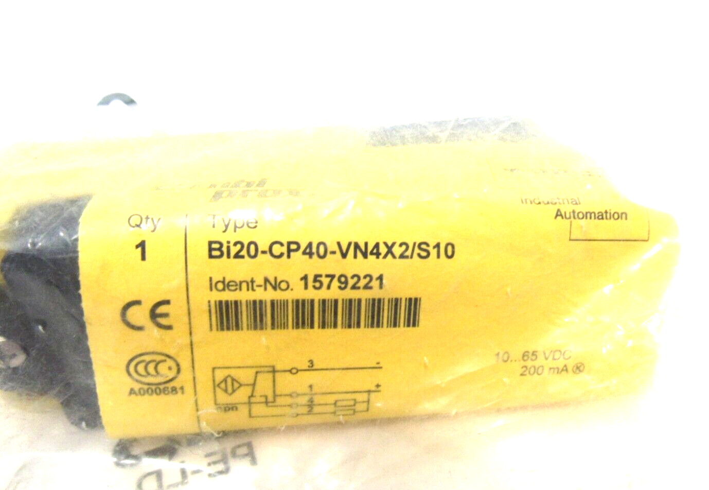 NEW TURCK BI20-CP40-VN4X2/S10 SENSOR 1579221 BI20CP40VN4X2S10 - SB ...