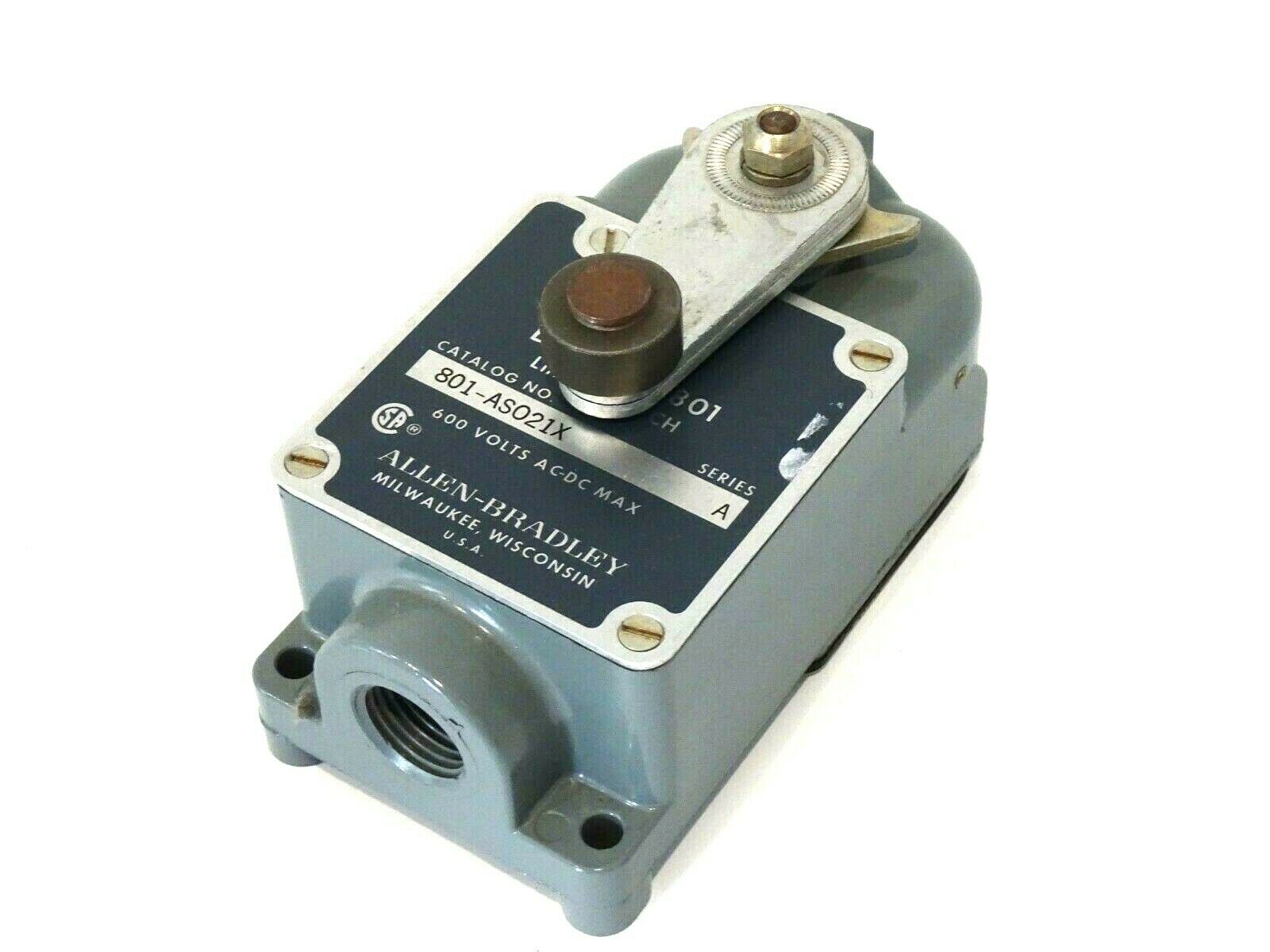 NEW ALLEN BRADLEY 801-AS021X LIMIT SWITCH SER.A 801AS021X - SB ...