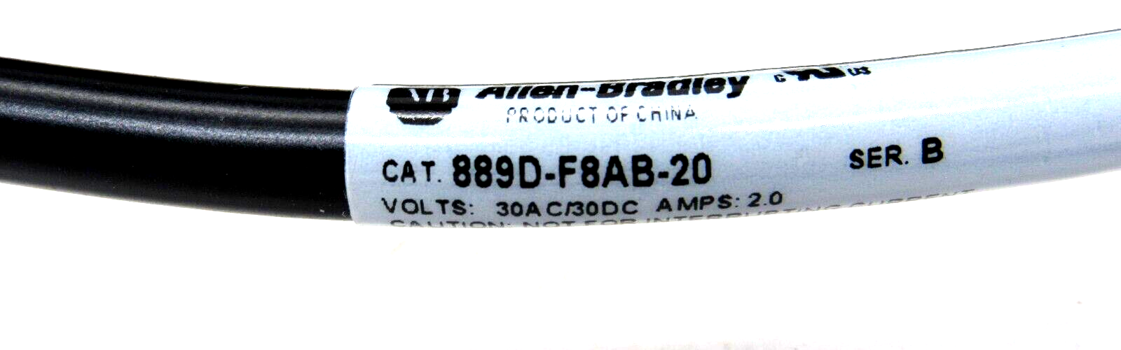 NEW ALLEN BRADLEY 889D-F8AB-20 QD CORDSET 889DF8AB20 - SB Industrial ...