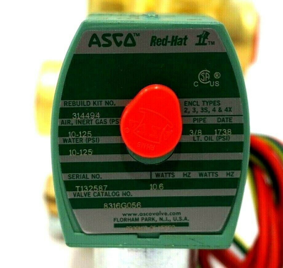 NEW ASCO 8316G056 SOLENOID VALVE - SB Industrial Supply, Inc.