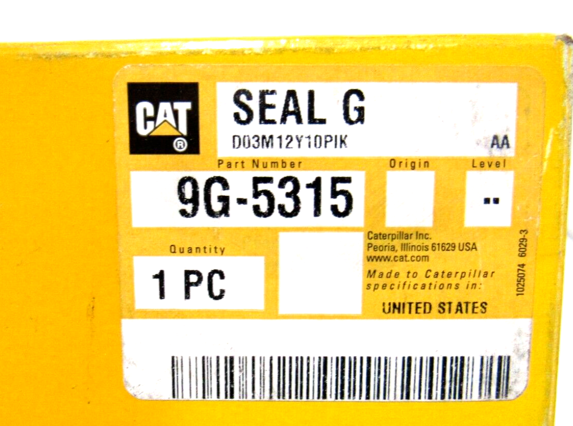NEW CATERPILLAR 9G-5315 SEAL G 9G5315 - SB Industrial Supply, Inc.