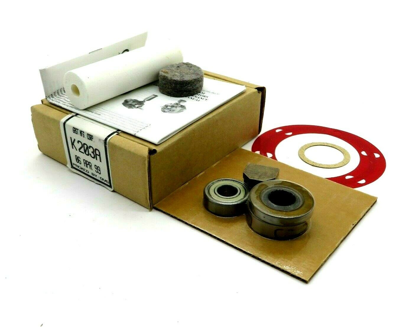 NEW GAST MFG K-203A REPAIR KIT 2AM NEMA K203A - SB Industrial Supply, Inc.