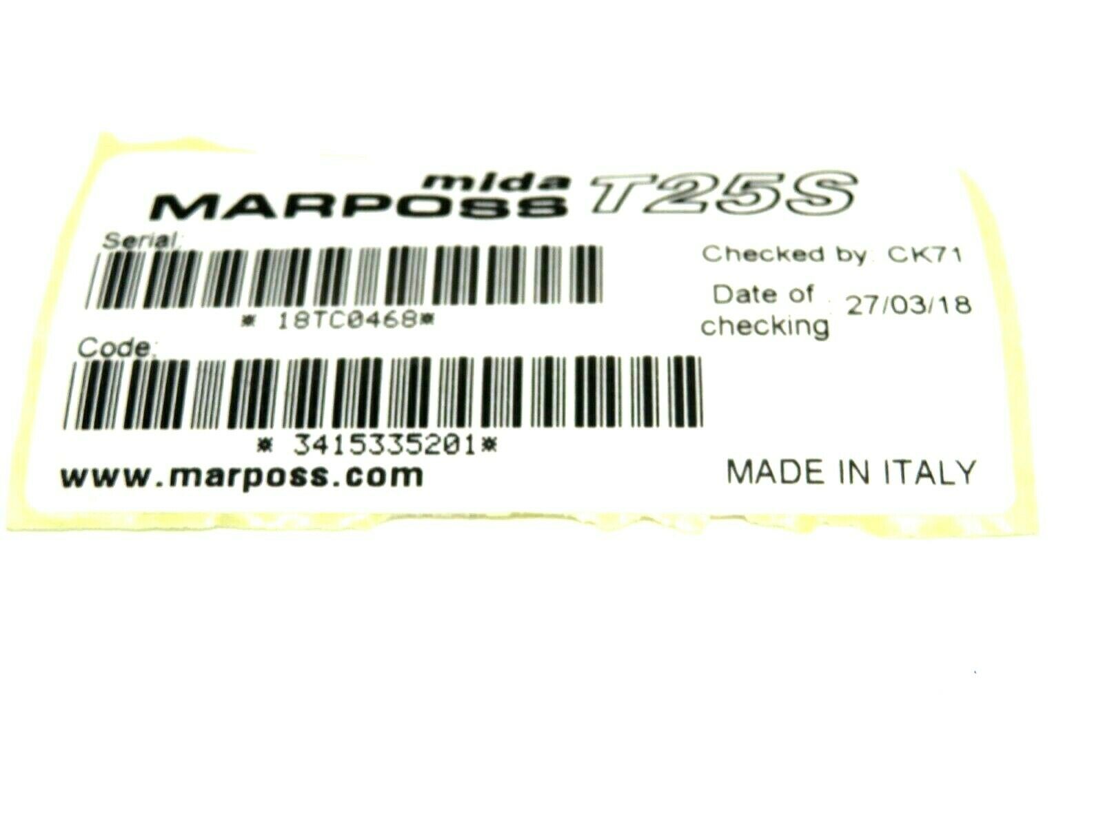 NEW MARPOSS MIDA T25S PROBE WITH TOOLS 3415335201 - SB Industrial ...