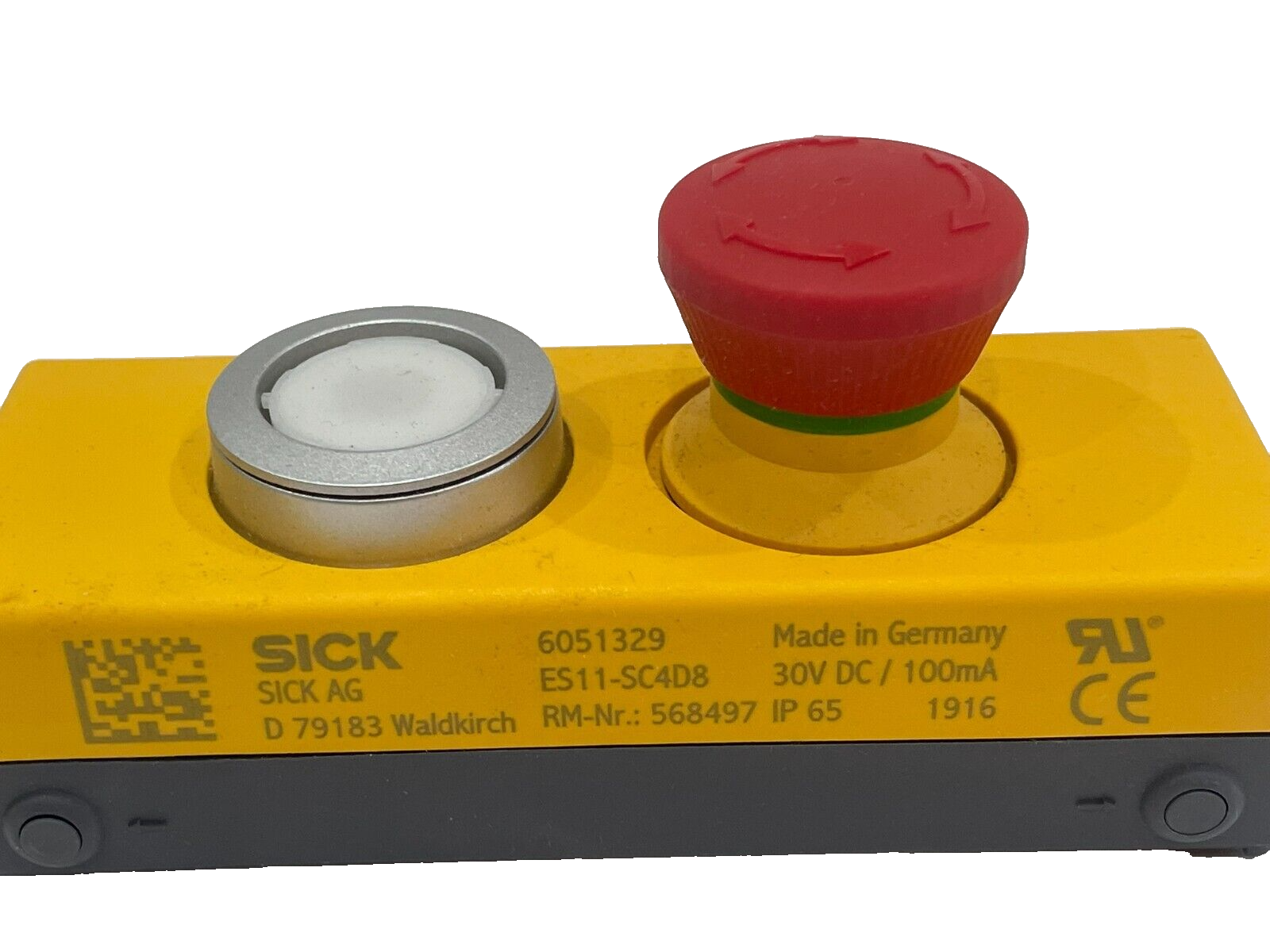 NEW SICK ES11-SC4D8 EMERGENCY PUSH BUTTON ES11SC4D8 - SB Industrial ...