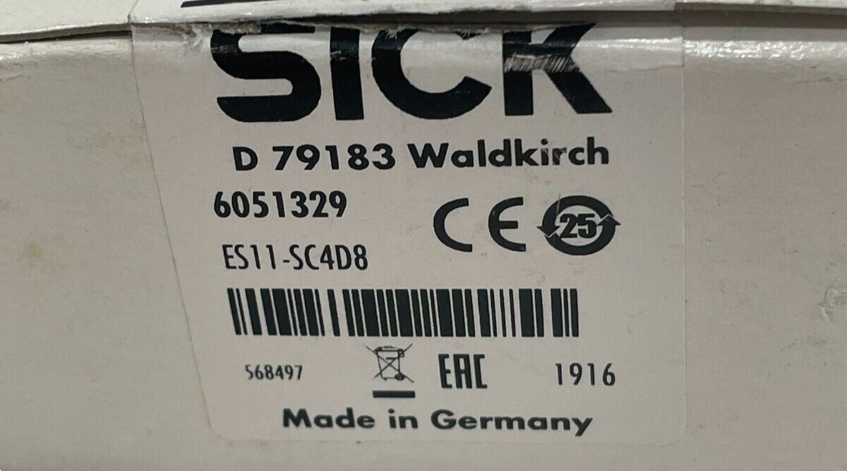 NEW SICK ES11-SC4D8 EMERGENCY PUSH BUTTON ES11SC4D8 - SB Industrial ...