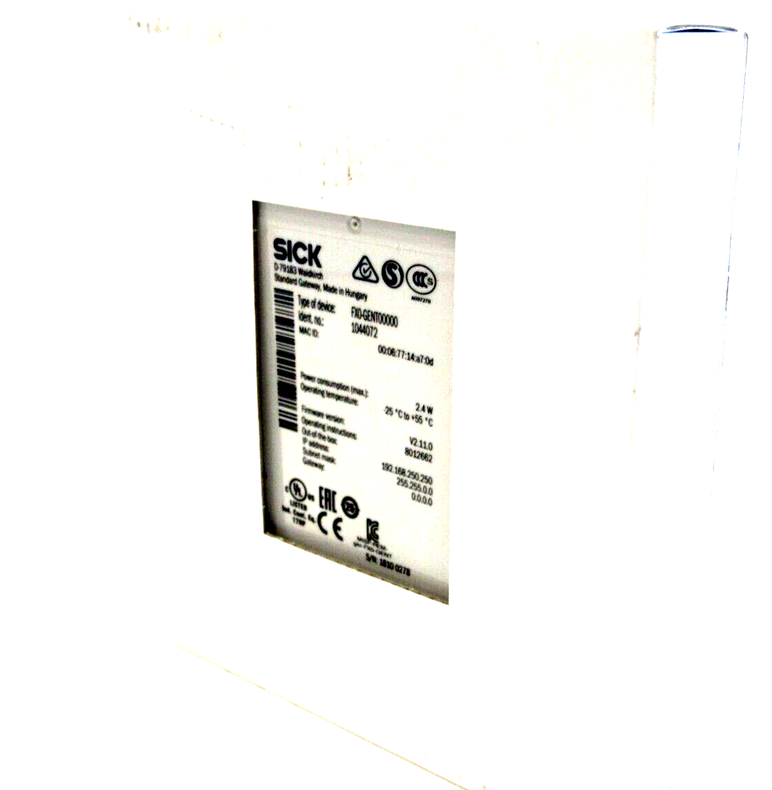 NEW SICK FX0-GENT00000 SAFETY CONTROLLER 1044072 FX0GENT00000 - SB Industrial Supply, Inc.