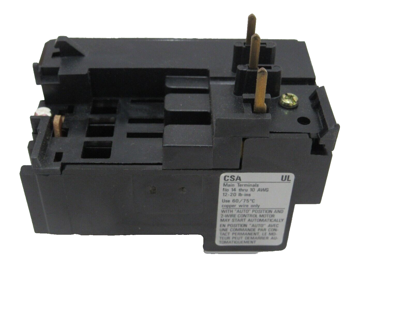 NEW SPRECHER+SCHUH CT3-12 OVERLOAD RELAY CT3-12-2.5 CT312 - SB ...