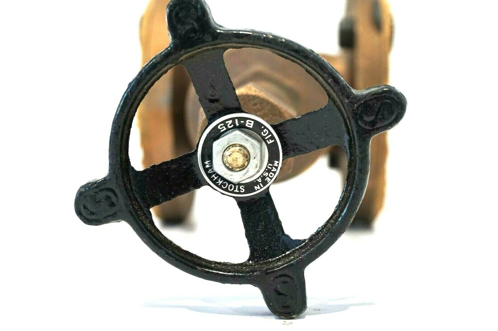 NEW STOCKHAM B-125 GATE VALVE B125 - SB Industrial Supply, Inc.