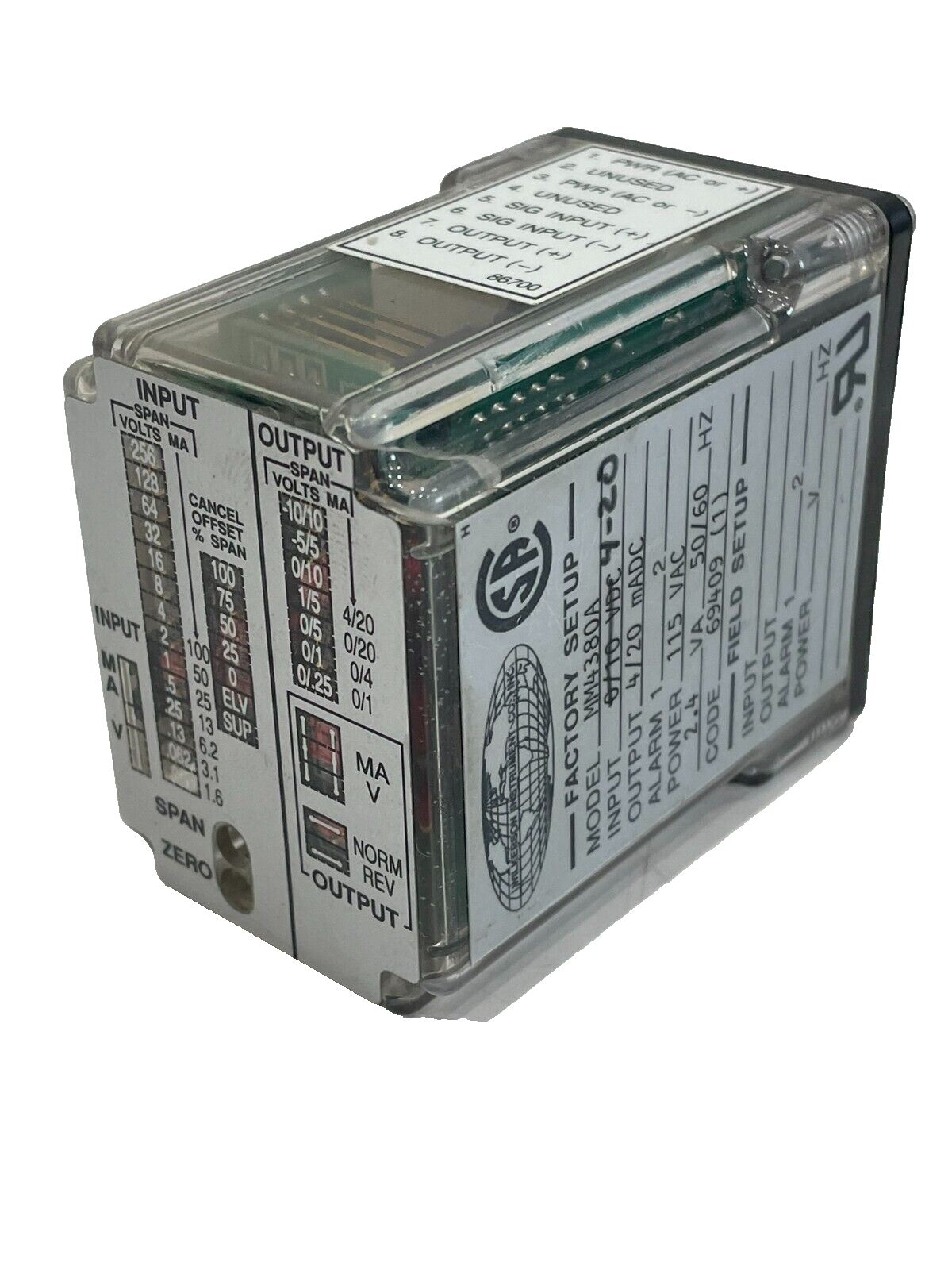 NEW WILKERSON MIGHTY MODULE MM4380A TRANSMITTER - SB Industrial Supply ...