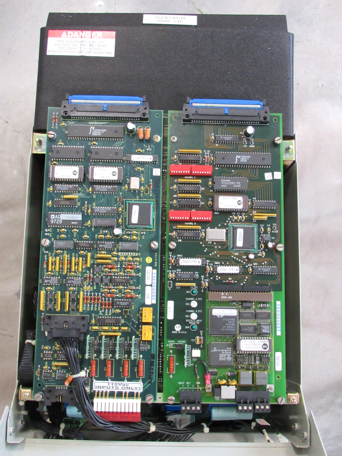 REFURBISHED ALLEN BRADLEY 1395-A68-C1-P10-P51-X1 DC DRIVE 15HP SER.B ...
