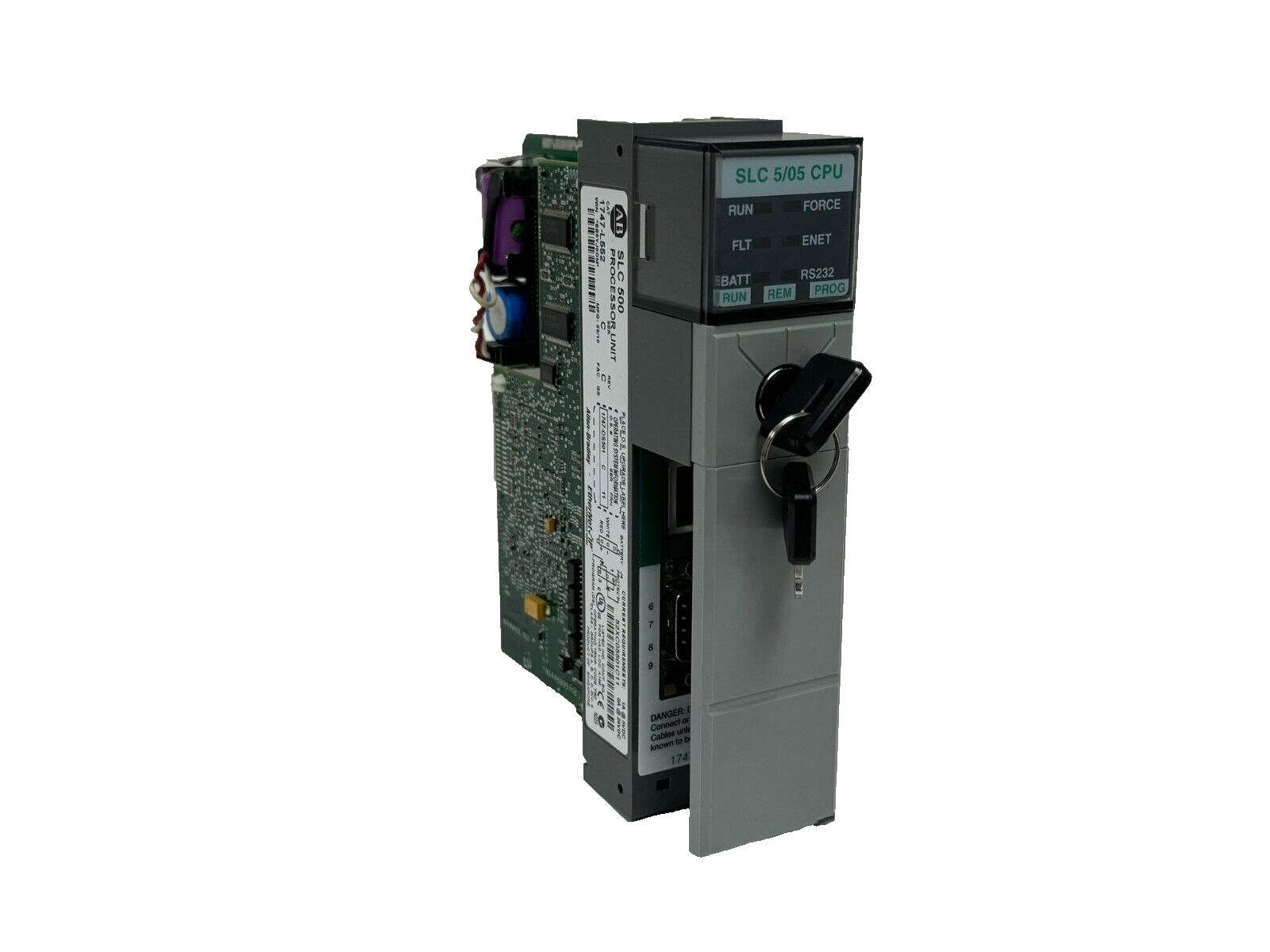 USED ALLEN BRADLEY 1747-L552 PROCESSOR SER. C REV. C 1747L552 - SB ...