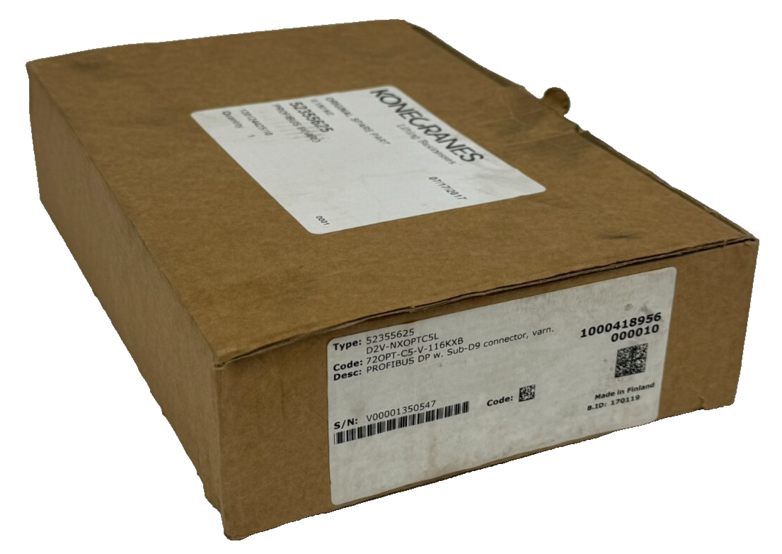 USED KONECRANES / DANFOSS 52355625 PROFIBUS CARD OPTC5 dv 72OPT-C5-V ...