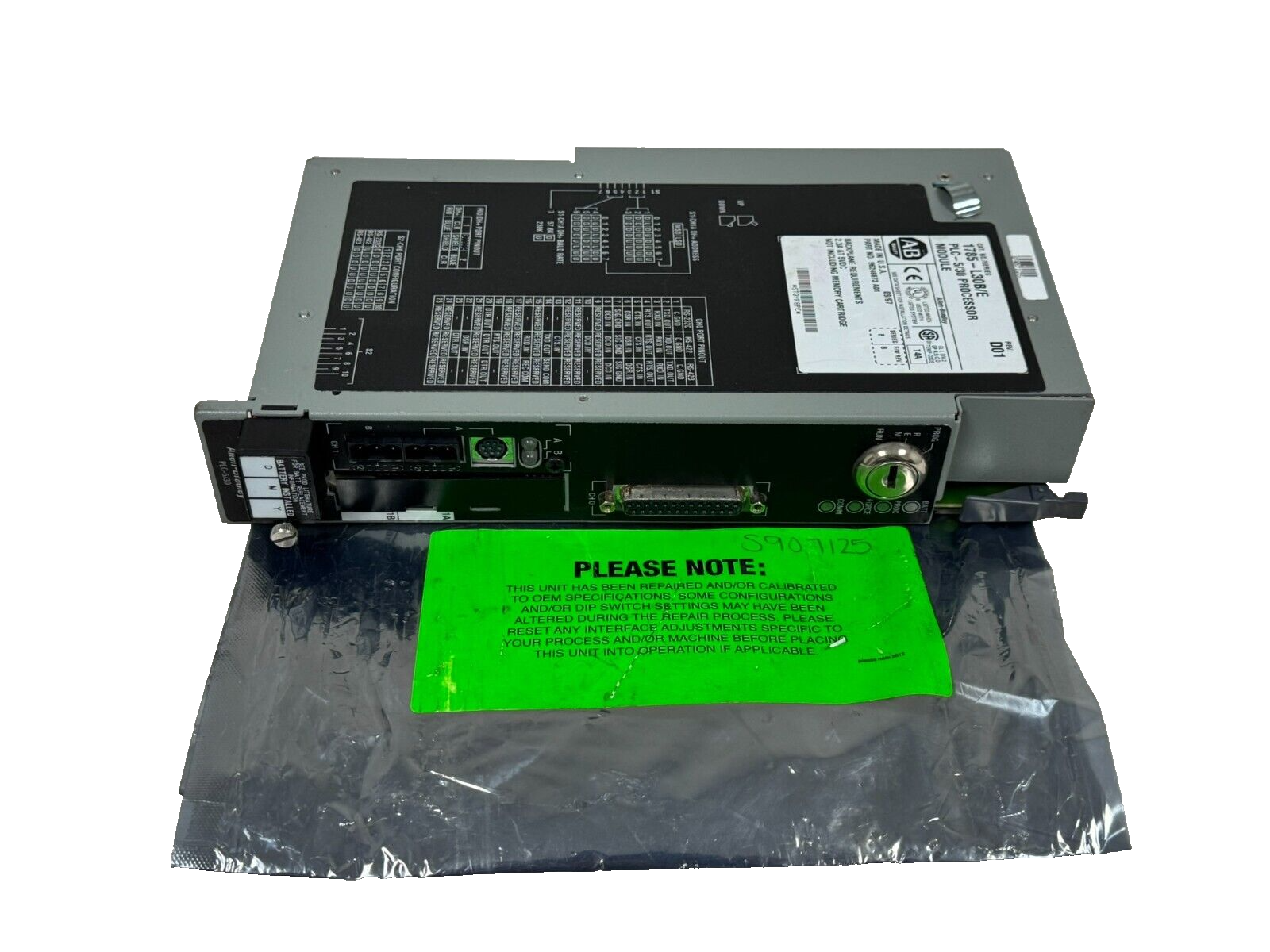 1785-L30B/E PROCESSOR PLC-5/30 REV. D01 FW. REV: B REFURBISHED - SB ...