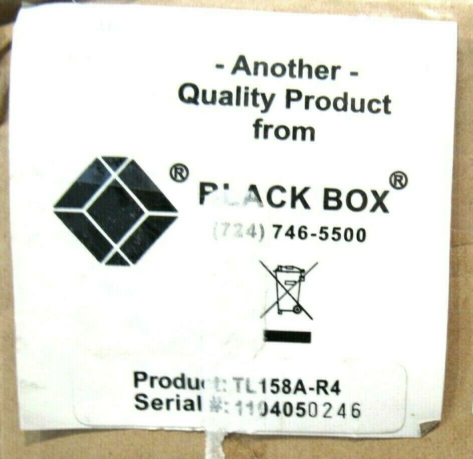 NEW BLACK BOX DB-8/25 DATA BROADCAST UNIT TL158A-R4 DB825 - SB ...