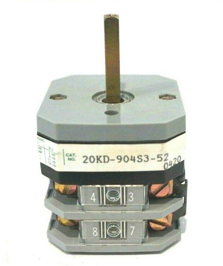 NEW ELECTROSWITCH 20KD-904S3-52 ROTARY SWITCH 20KD904S352 - SB ...