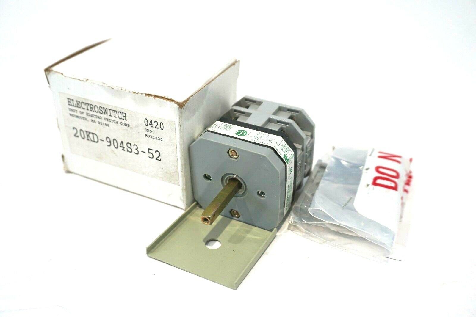 NEW ELECTROSWITCH 20KD-904S3-52 ROTARY SWITCH 20KD904S352 - SB ...