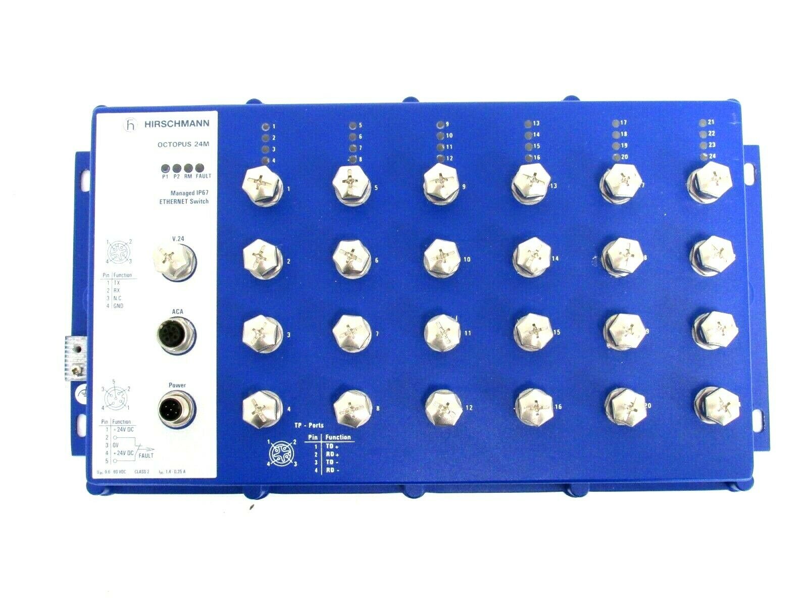 NEW HIRSCHMANN OCTOPUS 24M MANAGED IP67 ETHERNET SWITCH - SB Industrial ...