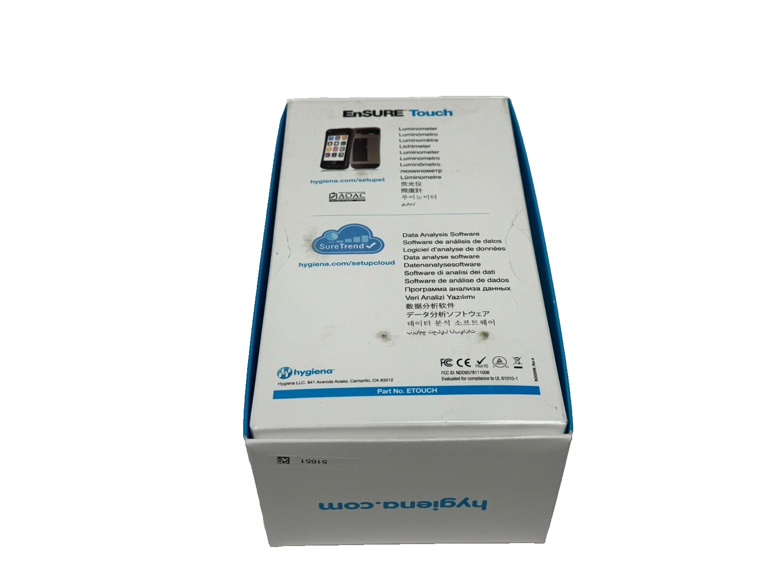 NEW HYGIENA EnSURE TOUCH LUMINOMETER ETOUCH - SB Industrial Supply, Inc.