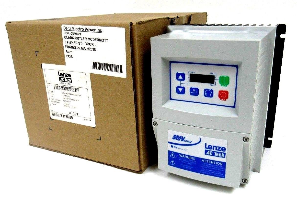 NEW LENZE ESV152N04TXCXX1E43 INVERTER DRIVE 13471511 2HP 1.50KW 400 ...