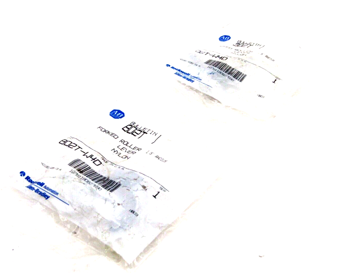 NEW LOT OF 2 ALLEN BRADLEY 802T-W4D FORKED ROLLER LEVER 802TW4D - SB ...