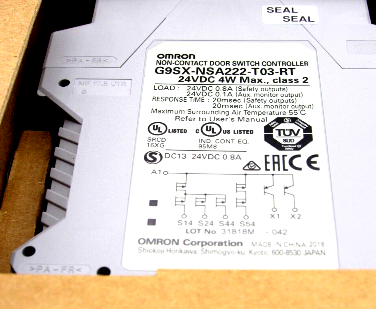 NEW OMRON G9SX-NSA222-T03-RT DC24 SAFETY RELAY G9SXNSA222T03RT - SB ...
