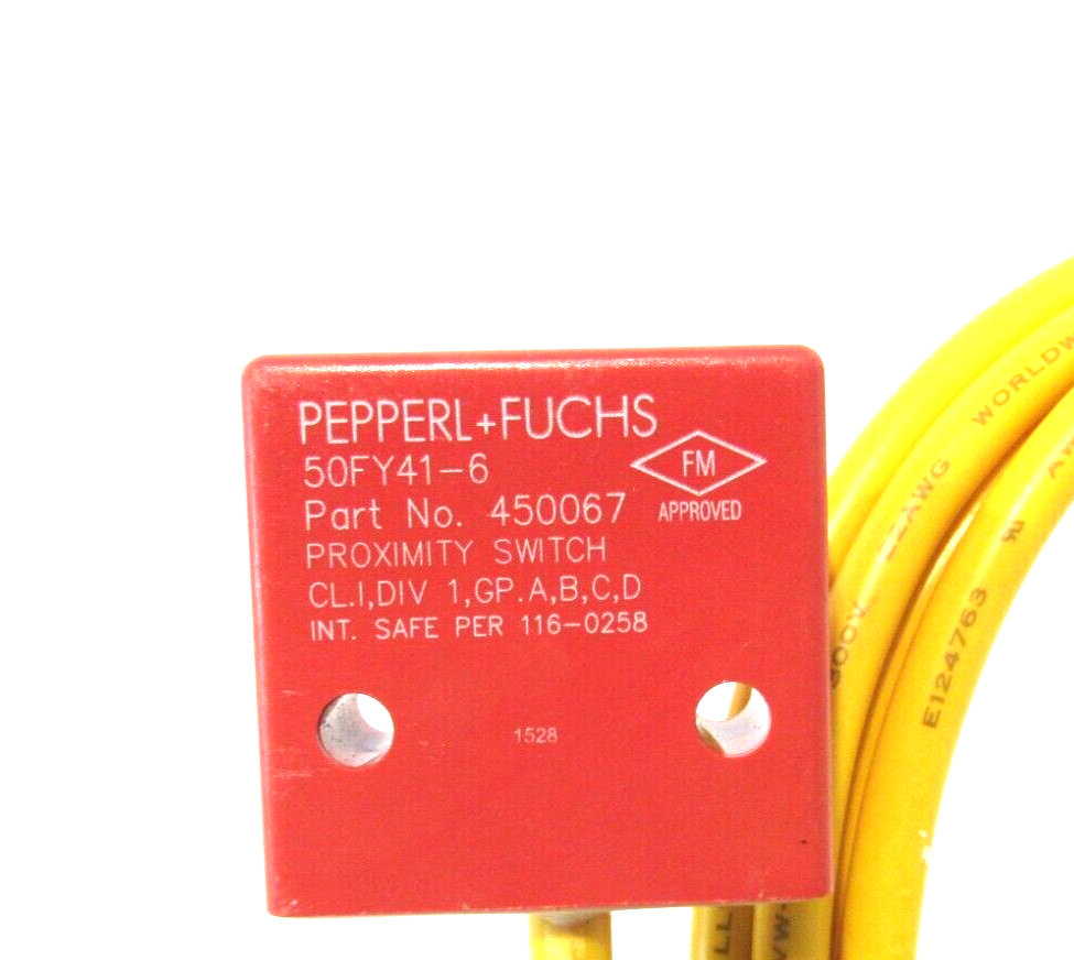NEW PEPPERL & FUCH 50FY41-6 PROXIMITY SWITCH 450067 50FY416 - SB ...