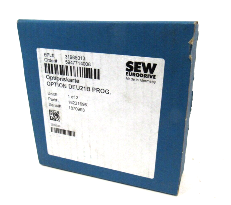 NEW SEW EURODRIVE DEU21B OPTION CARD - SB Industrial Supply, Inc.