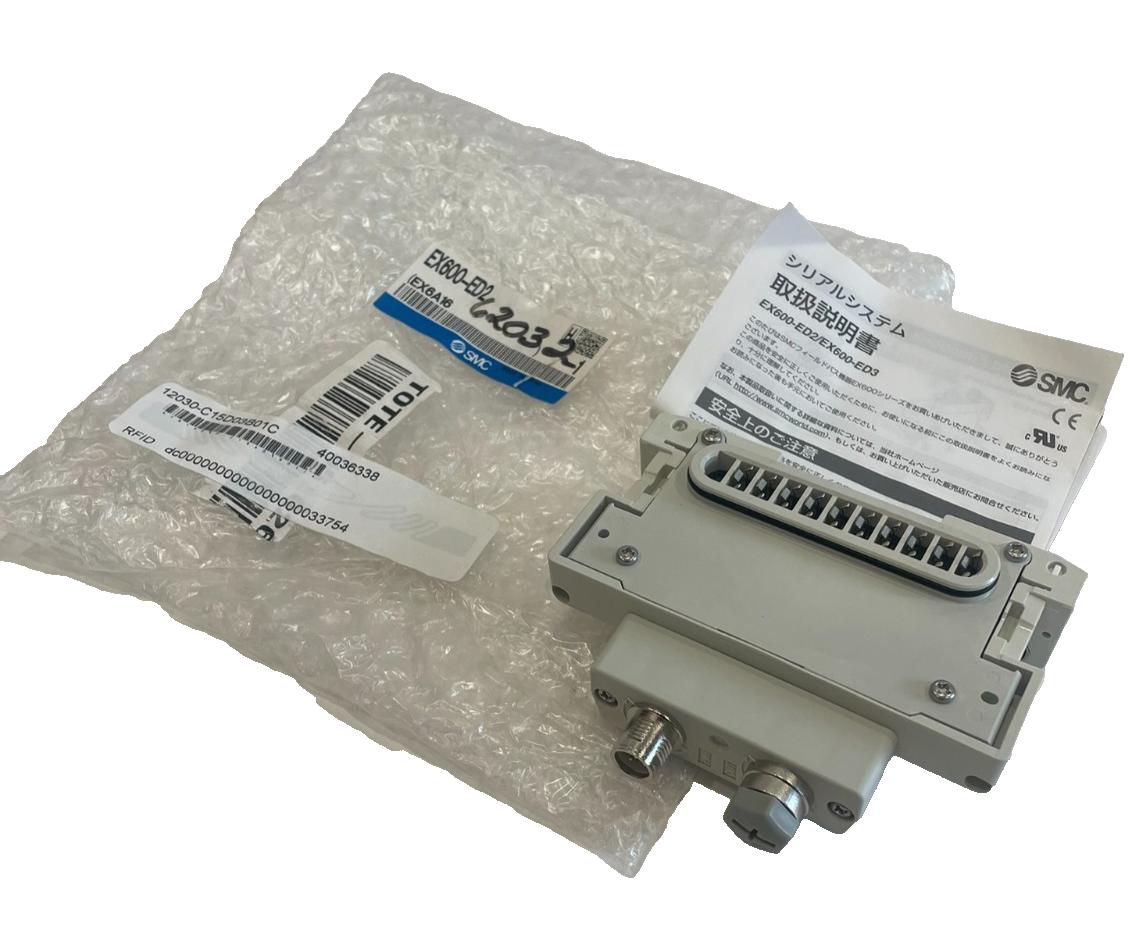 NEW SMC EX600-ED2 END PLATE 24VDC EX600ED2 - SB Industrial Supply, Inc.