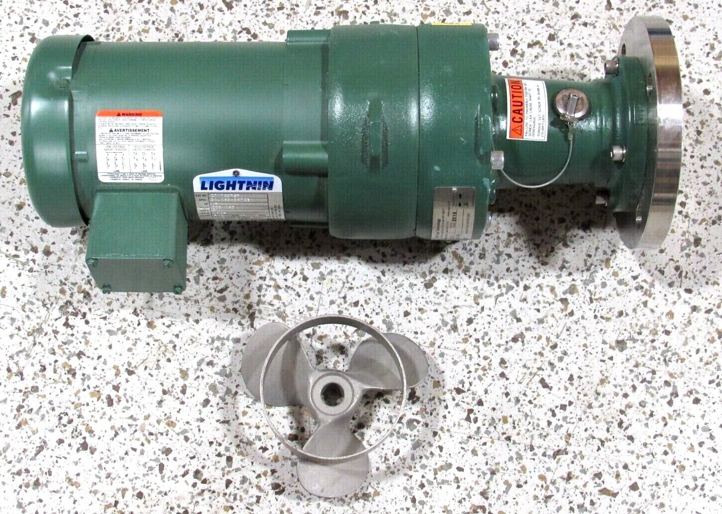 NEW SPX EV5L50 LIGHTNIN MIXER .5HP 230/460V 1725RPM 3/4" SHAFT - SB ...