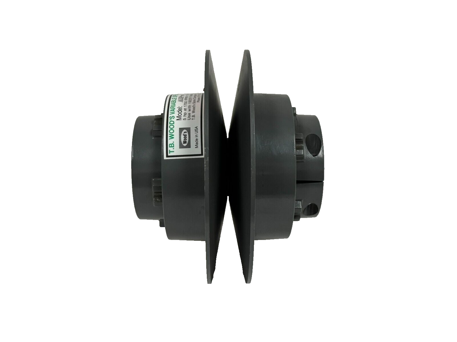 NEW T.B. WOODS AP200NX1-1/8 VARIABLE SPEED SHEAVE 5HP/1750RPM ALLPRO ...