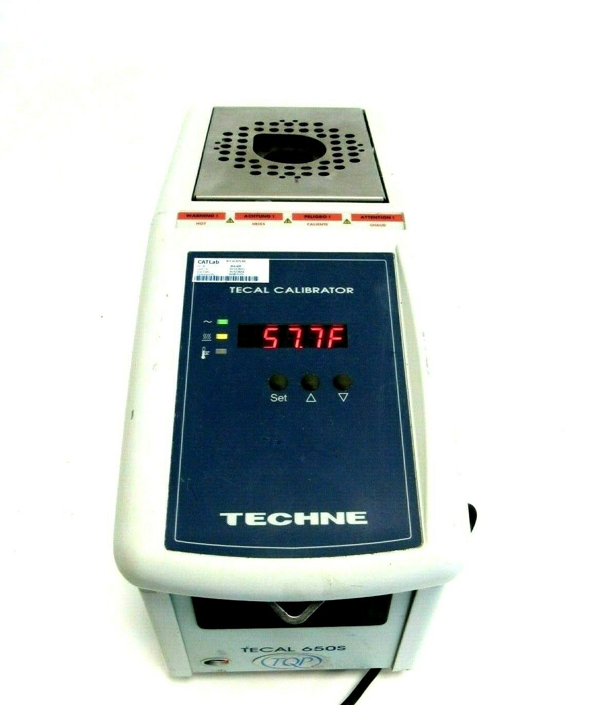 USED TECHNE TECAL FDB650SP DRY BLOCK CALIBRATOR 650S - SB Industrial Supply, Inc.