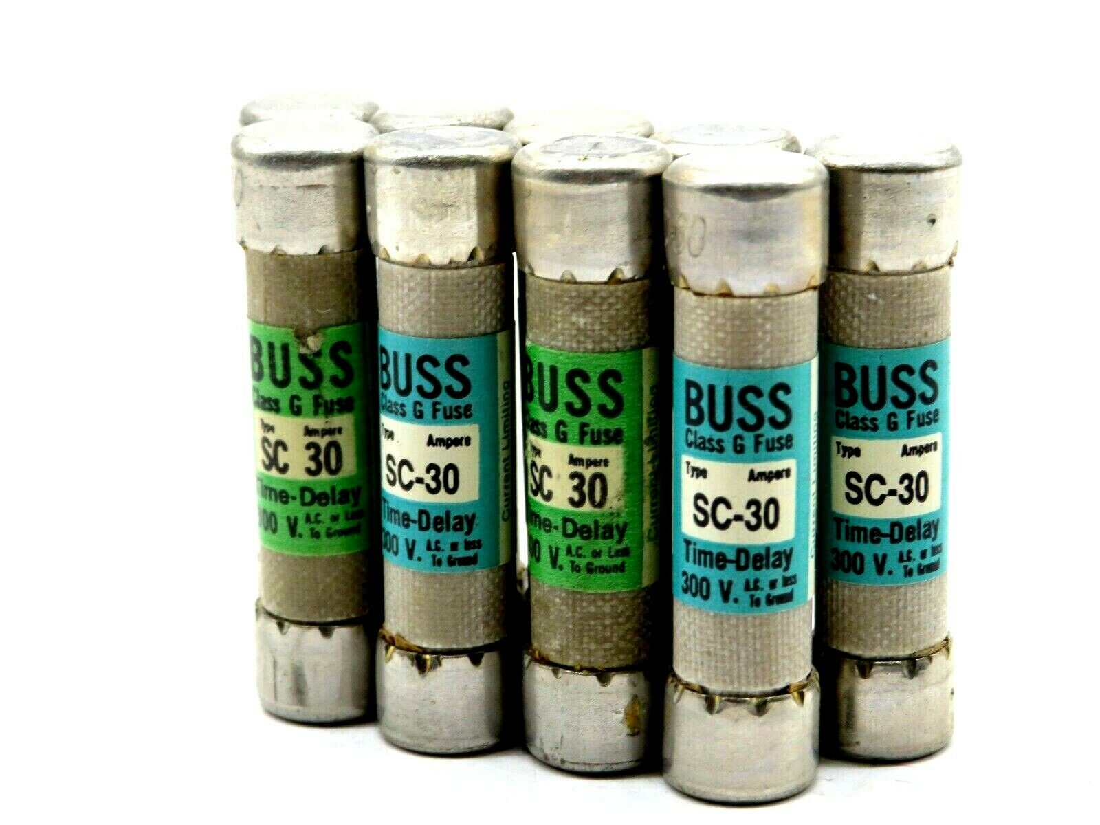 9 NEW BUSSMANN SC-30 FUSES SC30 - SB Industrial Supply, Inc.