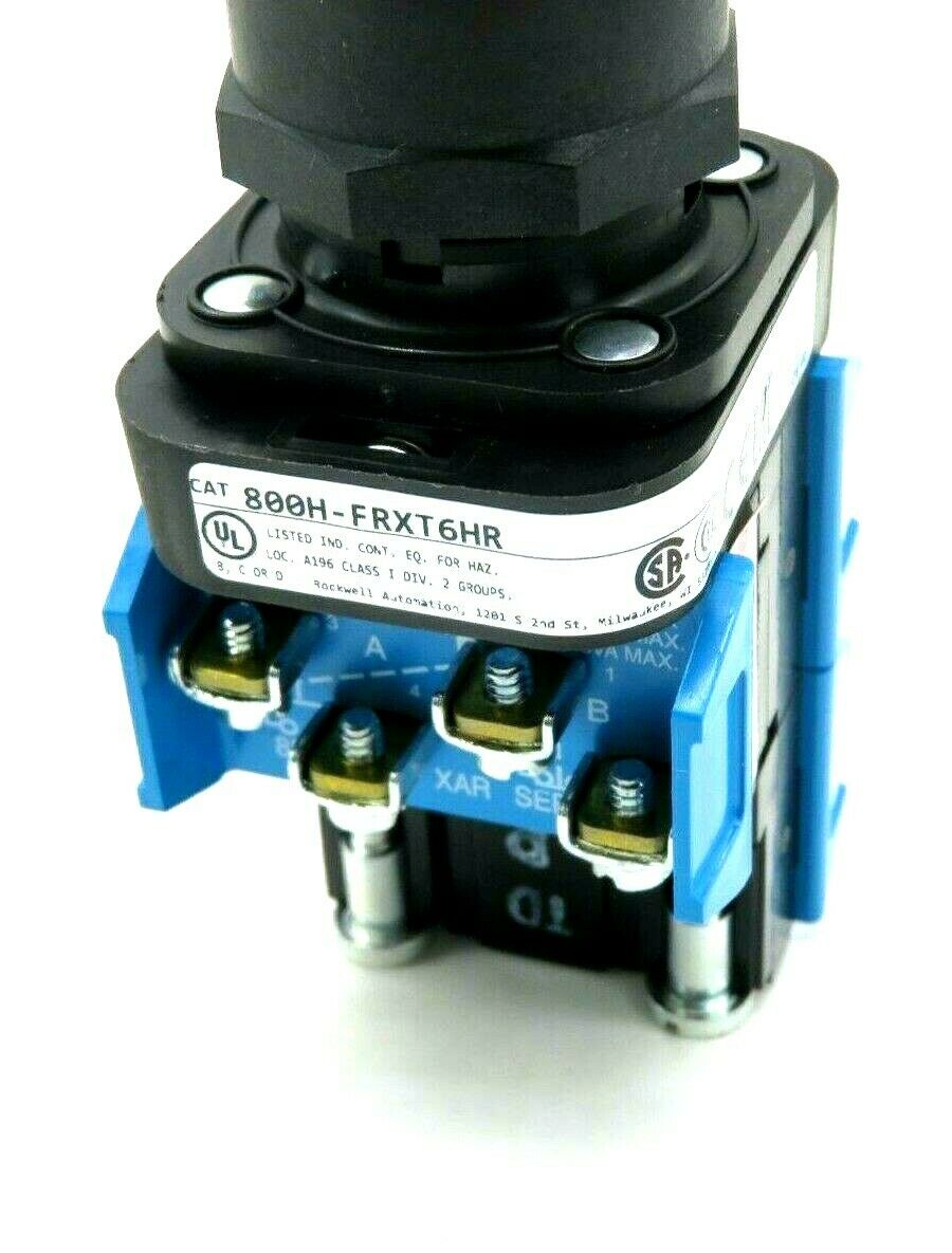 NEW ALLEN BRADLEY 800H-FRXT6HR PUSH PULL DEVICE 800HFRXT6HR - SB ...