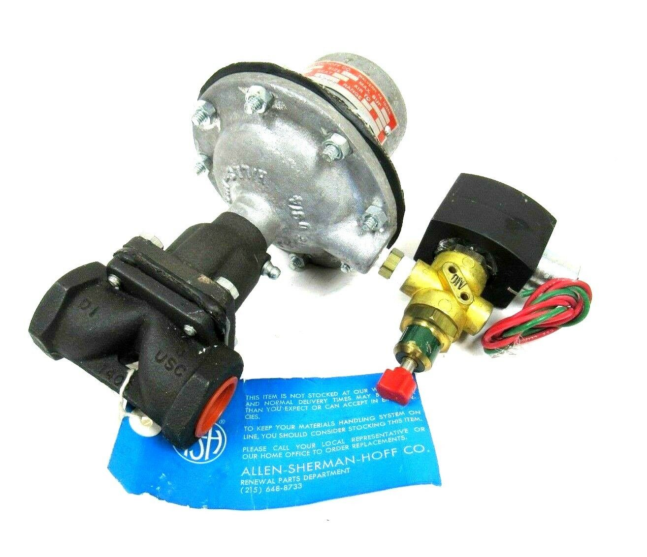 NEW ALLEN SHERMAN HOFF 105543 DIAPHRAGM VALVE SIZE 3/4 EF8320G184PMS ...