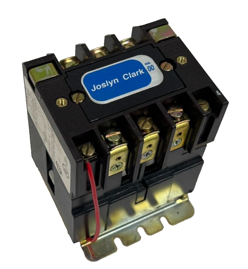 NEW JOSLYN CLARK T77U03A-76 AC MAGNETIC CONTACTOR SIZE: 00 120V 10A 3P ...