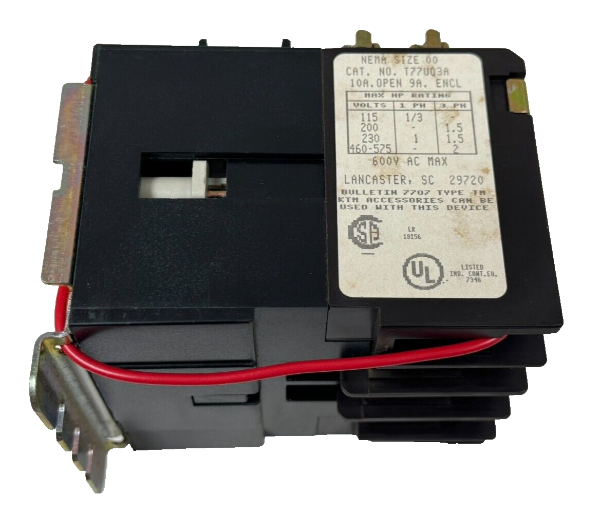 NEW JOSLYN CLARK T77U03A-76 AC MAGNETIC CONTACTOR SIZE: 00 120V 10A 3P ...