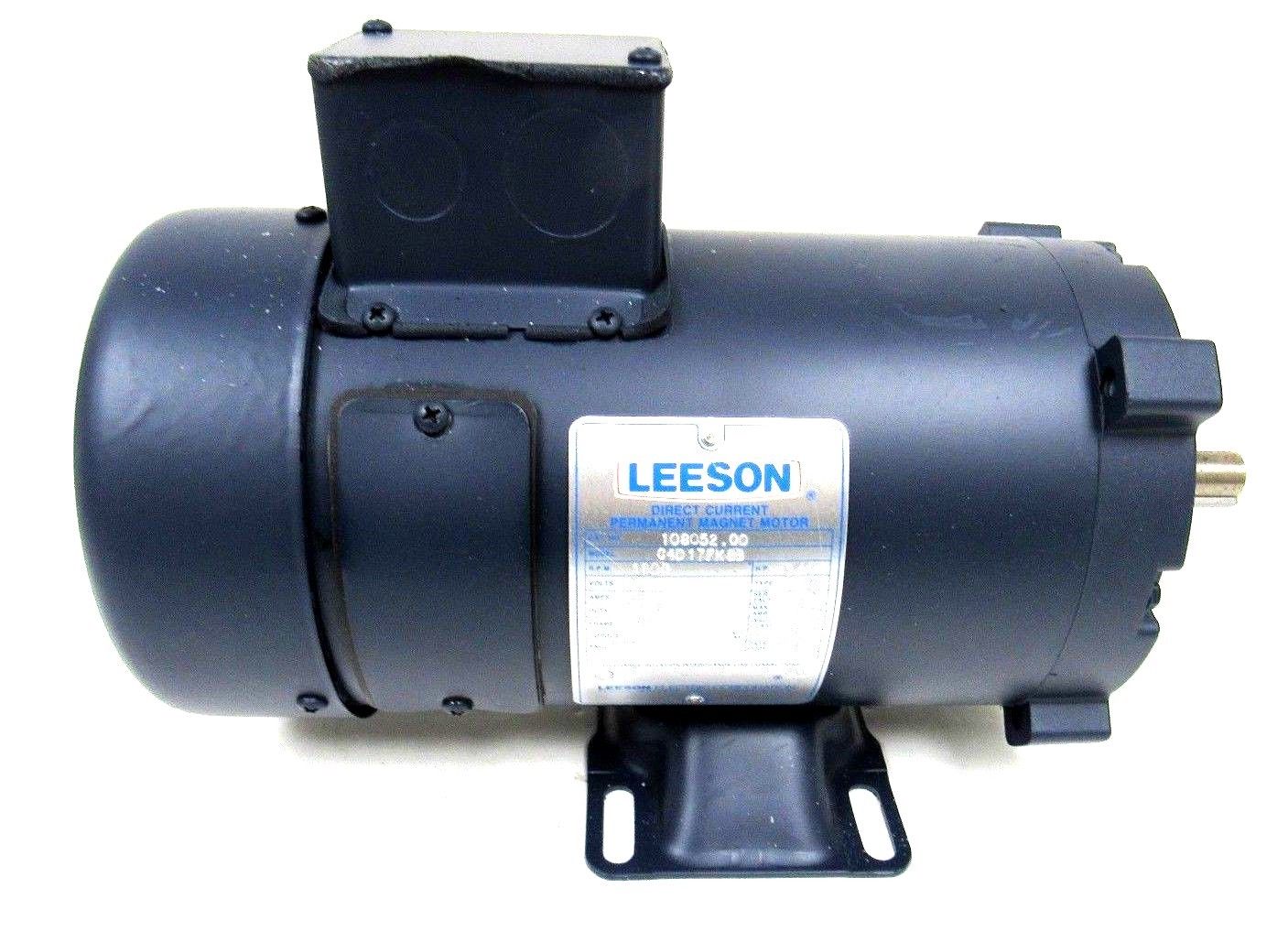 NEW LEESON 108052.00 MOTOR 10805200 C4D17FK8B 24V 3/4HP 1800 RPM - SB ...