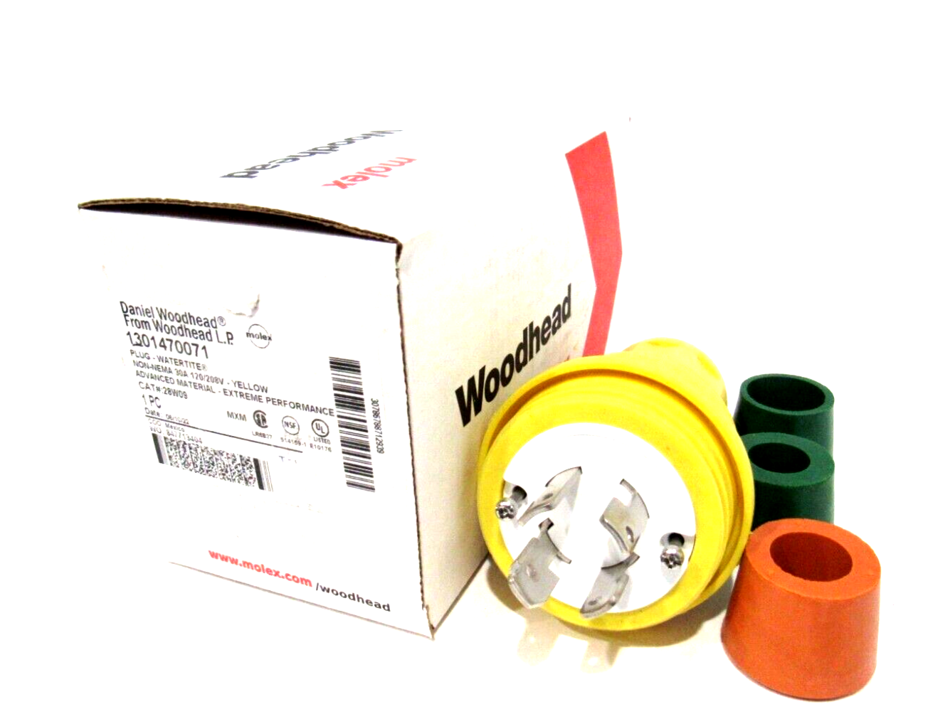 NEW MOLEX WOODHEAD 1301470071 WATERTITE PLUG 28W09 - SB Industrial ...