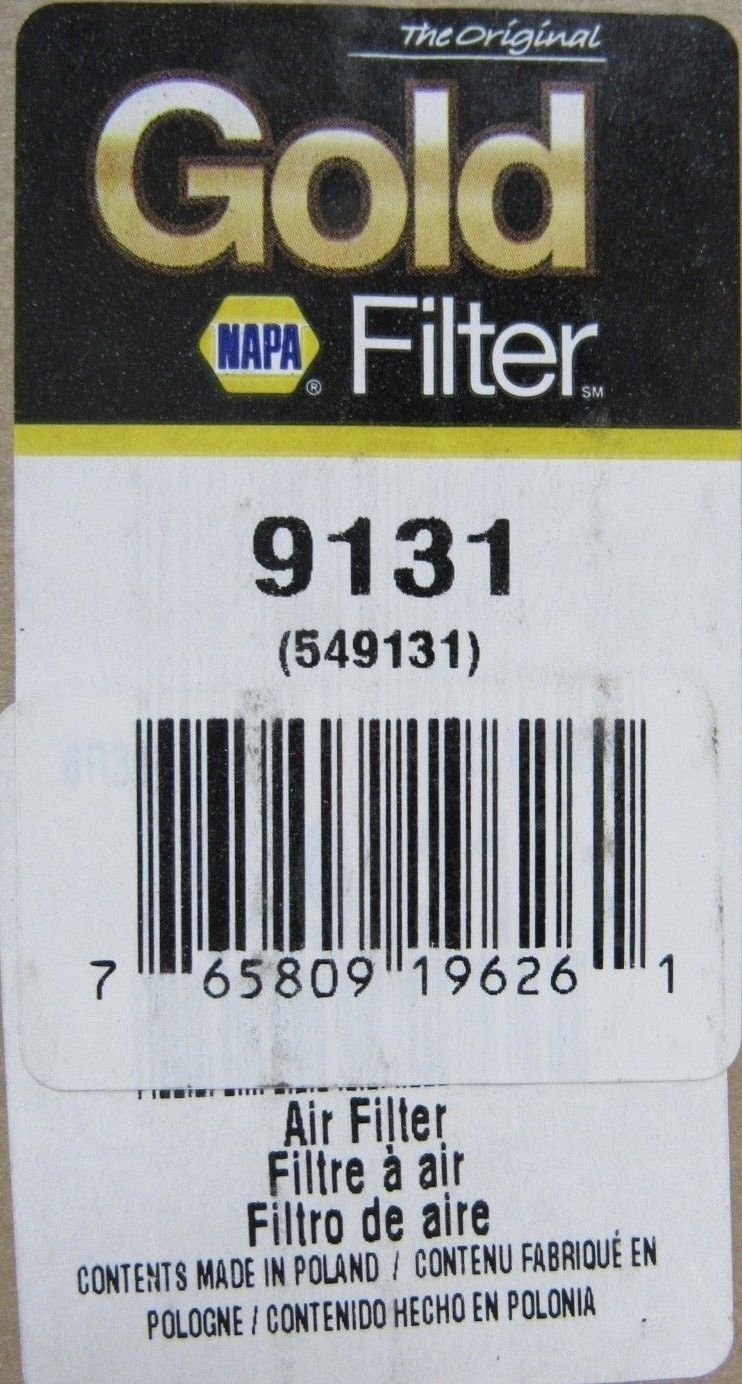 NEW NAPA 9131 AIR FILTER - SB Industrial Supply, Inc.